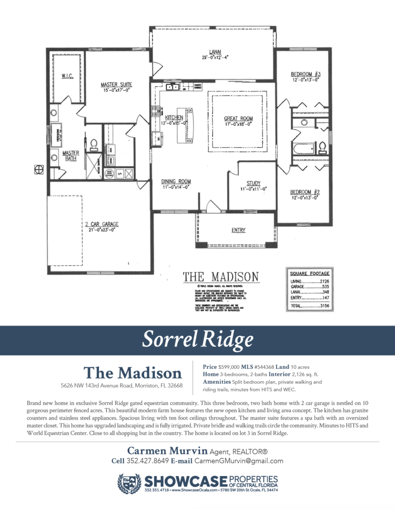 Sorrel Ridge - Showcase Ocala