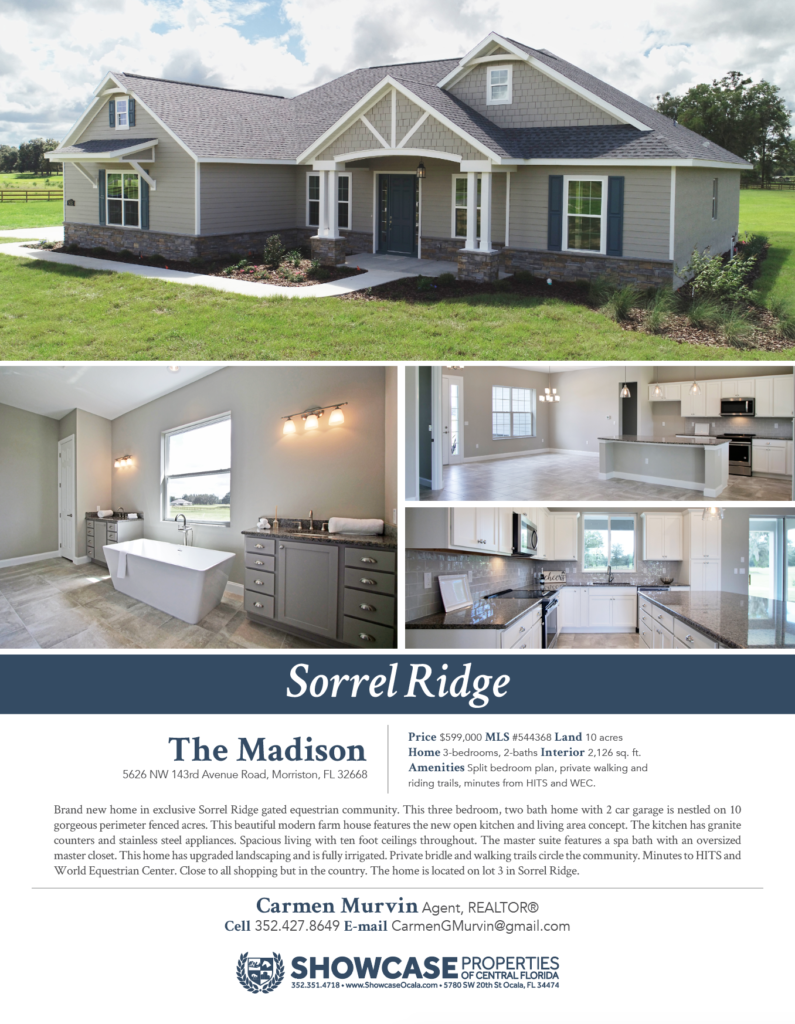 Sorrel Ridge - Showcase Ocala